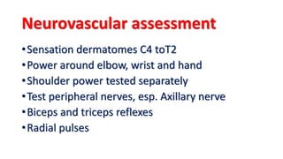 02. shoulder examination | PPTX