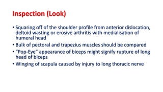 02. shoulder examination | PPT