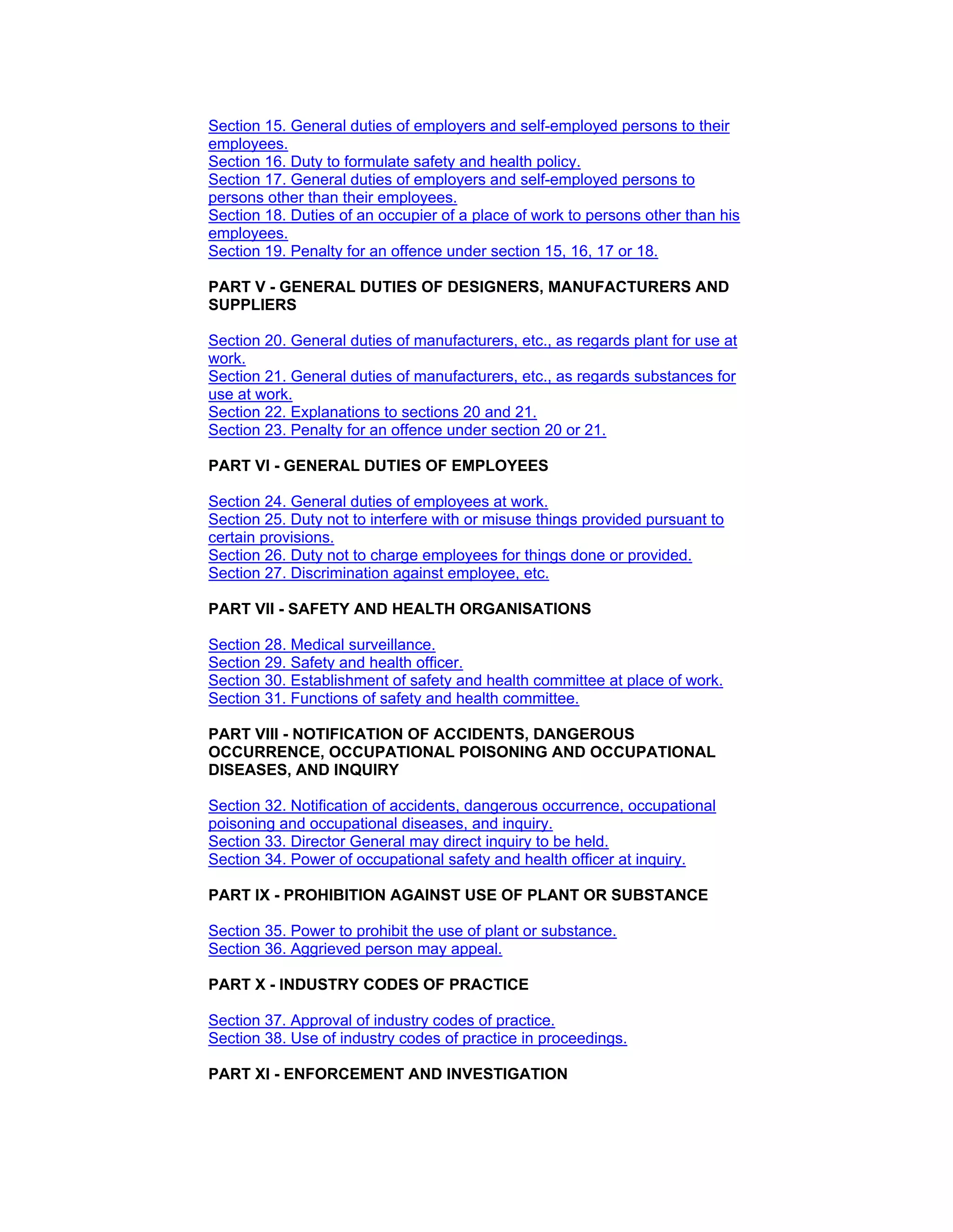 02. occupational safety and health act 1994 (act 514) osha | PDF