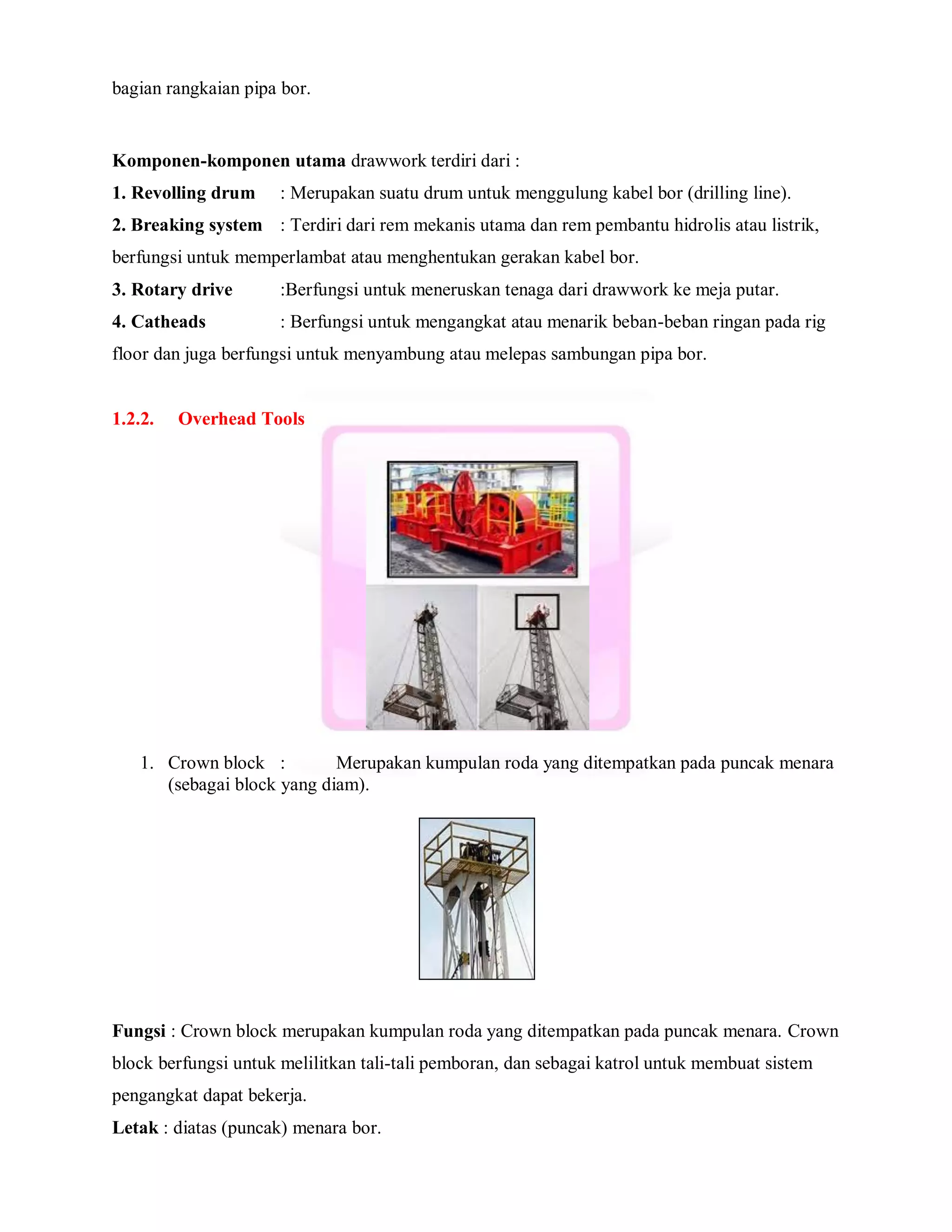 02. drilling rig sistem angkat hoisting system ok | PDF