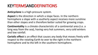 CAMBRIDGE AS GEOGRAPHY REVISION: ATMOSPHERE AND WEATHER - 2.2 THE ...