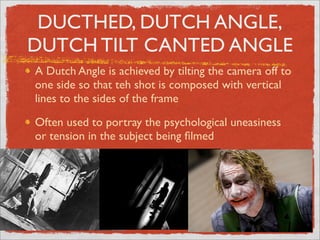 Intro to cinematography | PPT