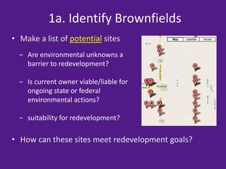 Brownfields Redevelopment Overview | PPTX
