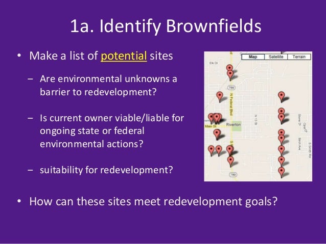 Brownfields Redevelopment Overview