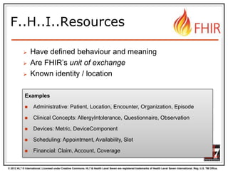 FHIR DevDays 2015 - introduction to FHIR | PPT