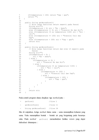 02.19 Java SE_else if statement | PDF