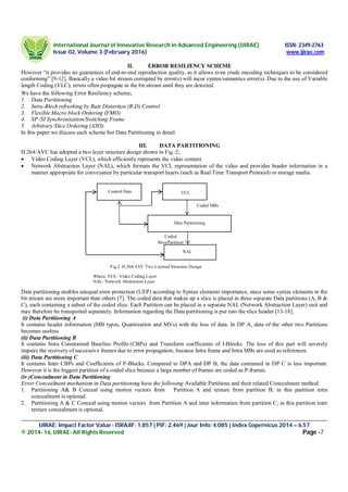 Error Resiliency for H.264/Advance Video Codec | PDF