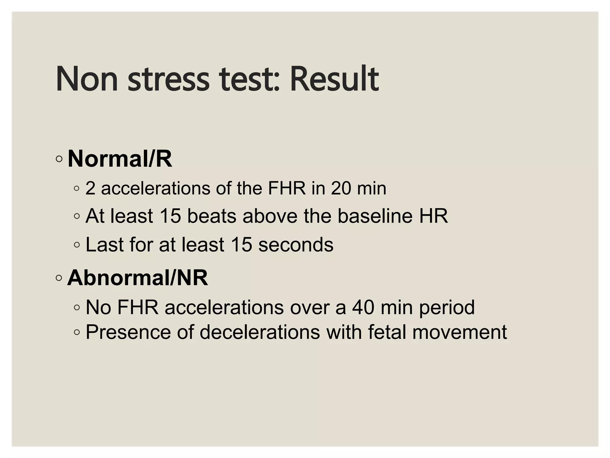 Antepartum fetal testing | PPTX