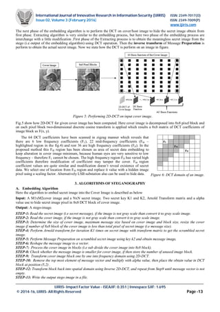 Frequency Domain Approach of Image Steganography | PDF
