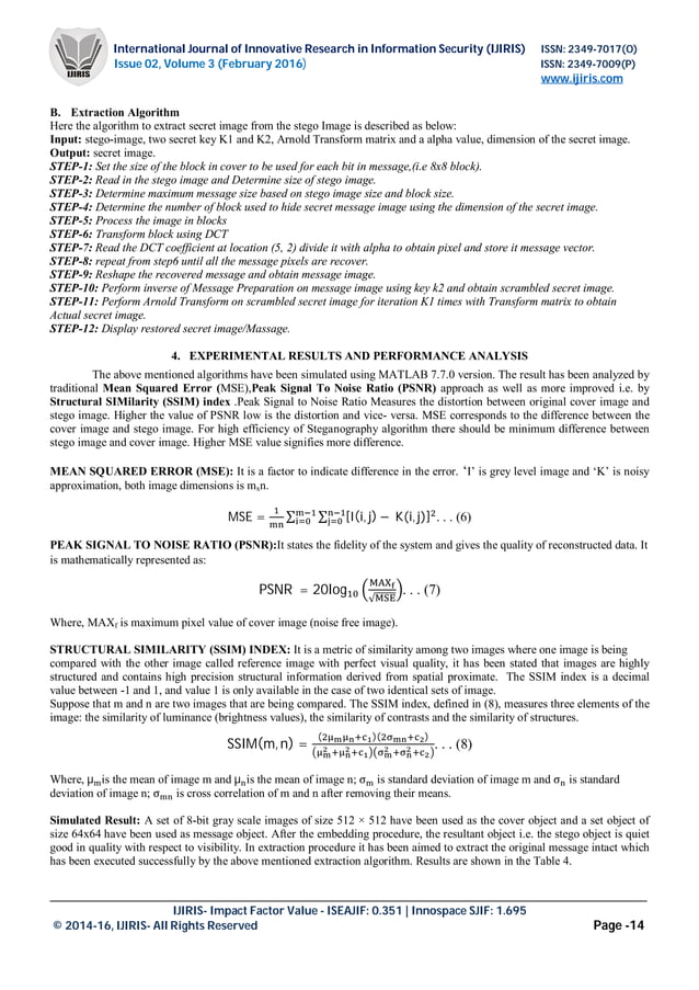 Frequency Domain Approach Of Image Steganography Pdf