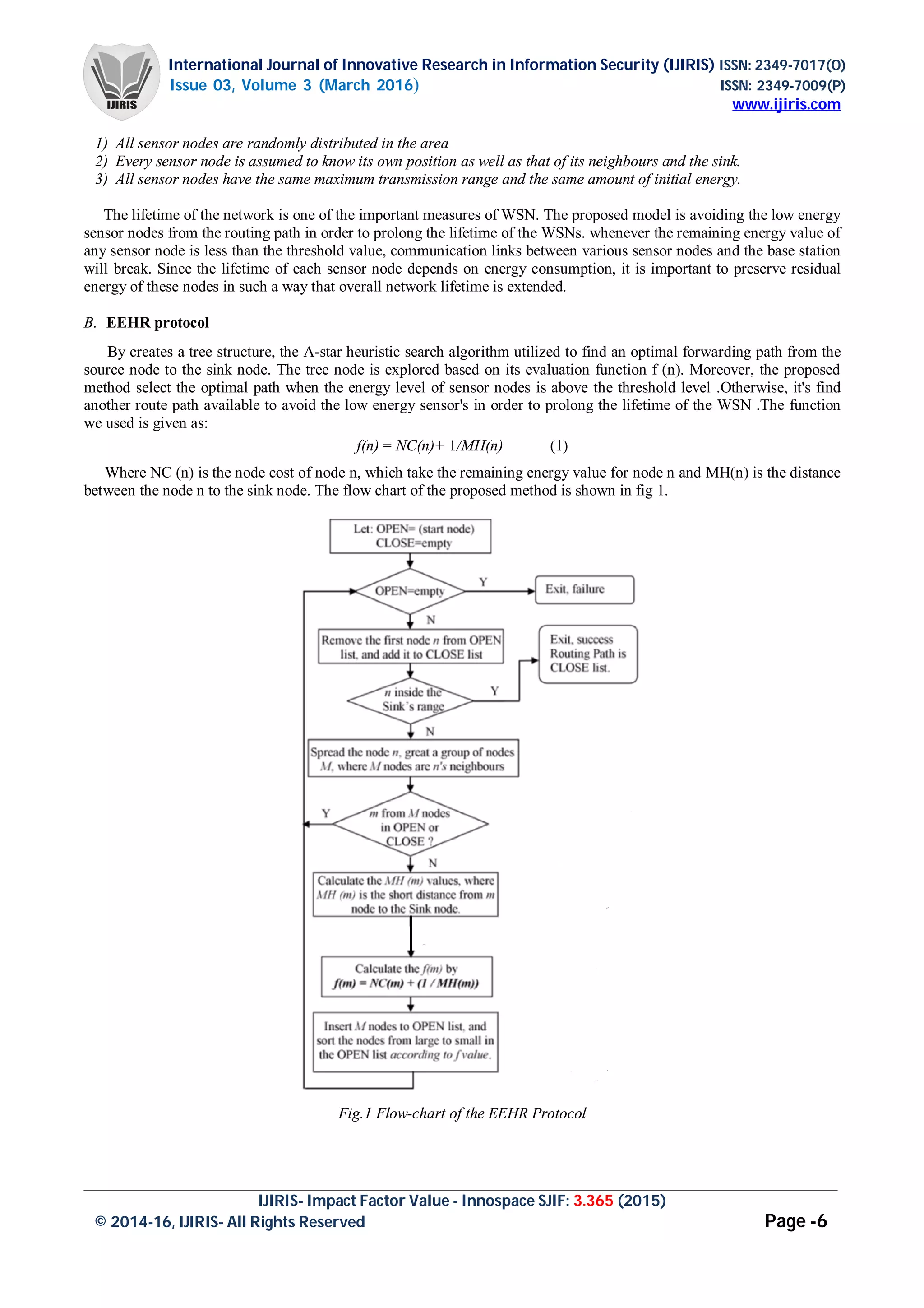 An Energyefficient Heuristic Based Routing Protocol In Wireless Sensor Networks Pdf