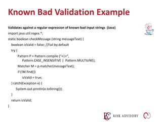 02. input validation module v5 | PPTX