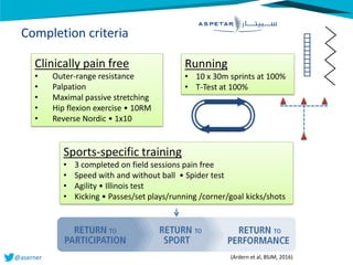 Andreas Serner - Rectus Femoris Injuries Experiencies (Aspetar) | PDF