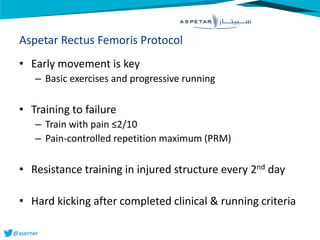 Andreas Serner - Rectus Femoris Injuries Experiencies (Aspetar) | PDF