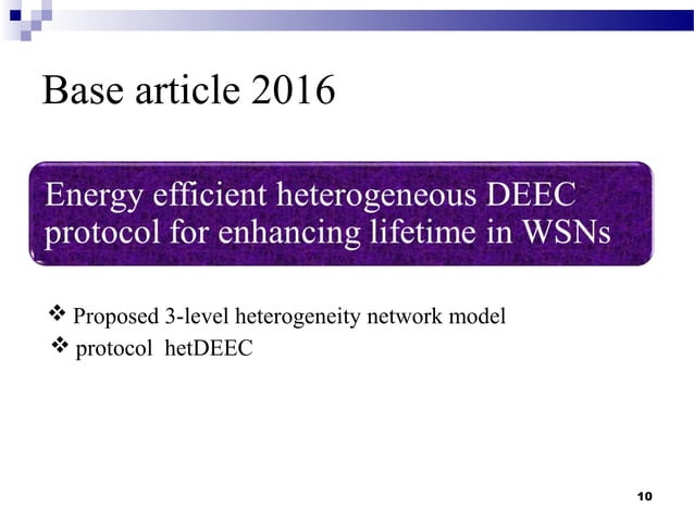 hwsn deec protocol | PPT