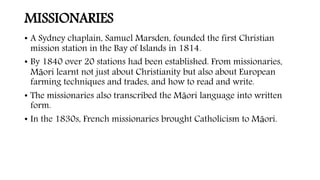 NEW ZEALAND HISTORY: EUROPEANS TO 1840 | PPTX