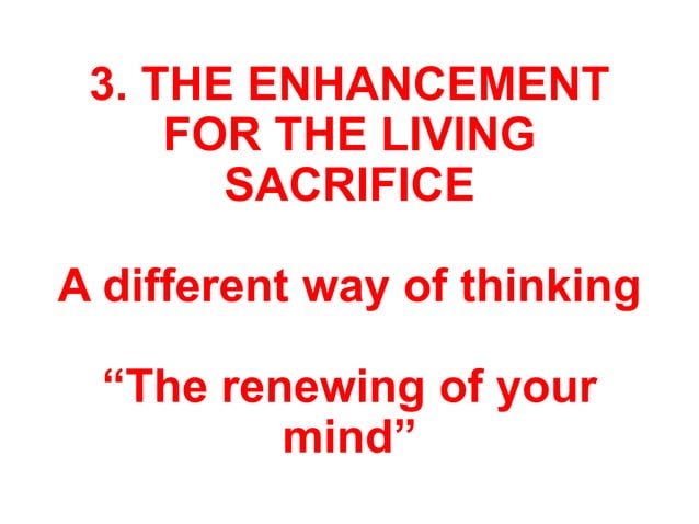 present your body as a living sacrifice | PPTX | Christianity ...