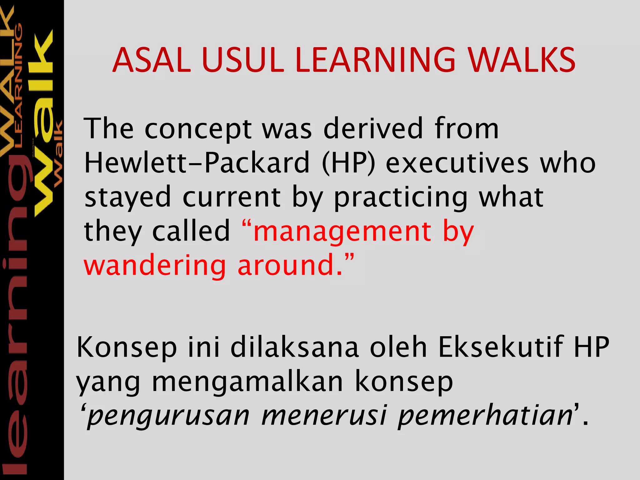 Komuniti Pembelajaran Profesional : Learning Walks 2014 | PDF