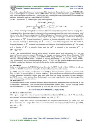 Options on Quantum Money: Quantum Path- Integral With Serial Shocks | PDF | Business Accounting ...