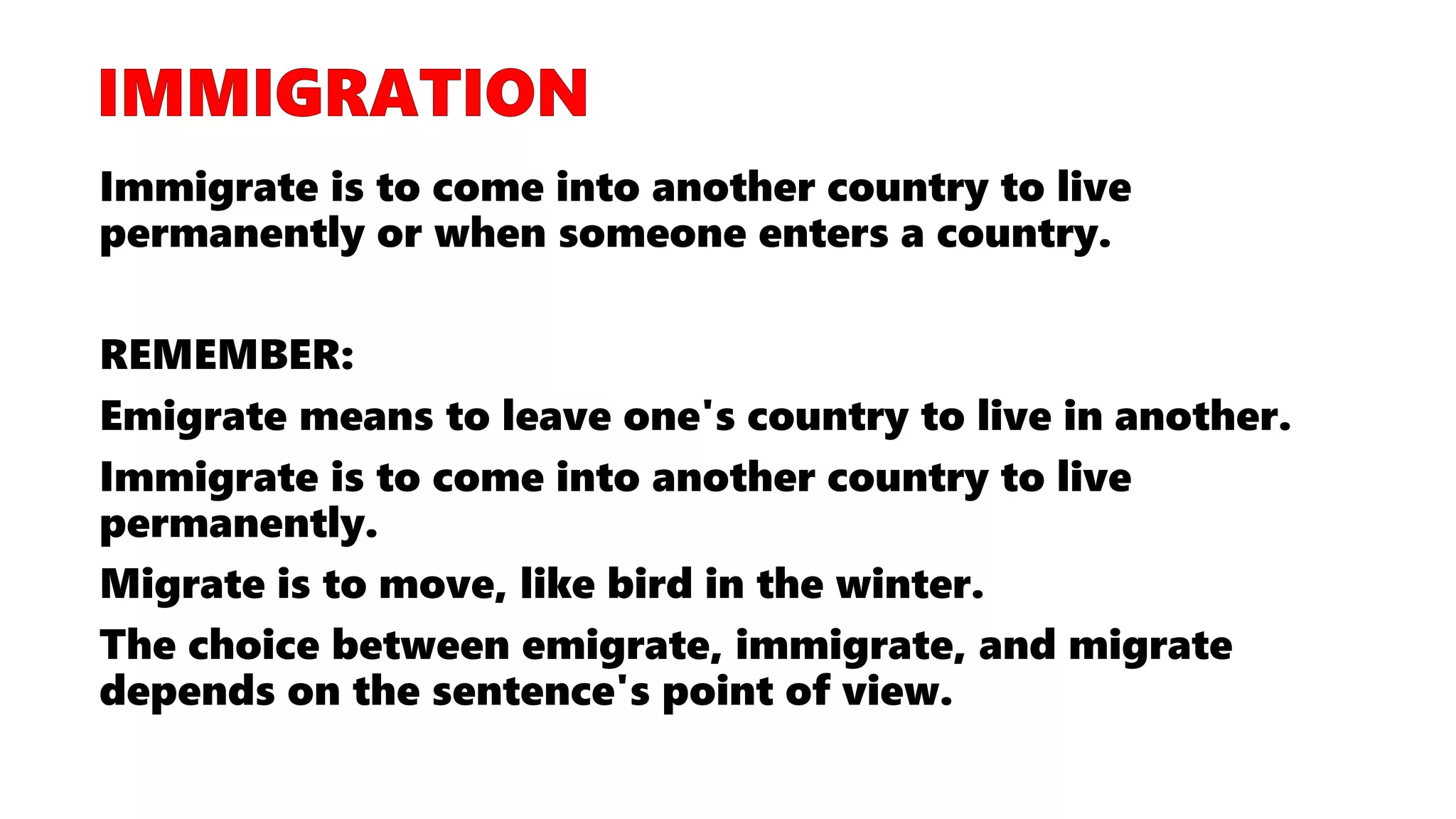 GEOGRAPHY IGCSE: MIGRATION | PPTX