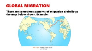 GEOGRAPHY IGCSE: MIGRATION | PPTX