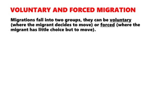 GEOGRAPHY IGCSE: MIGRATION | PPTX