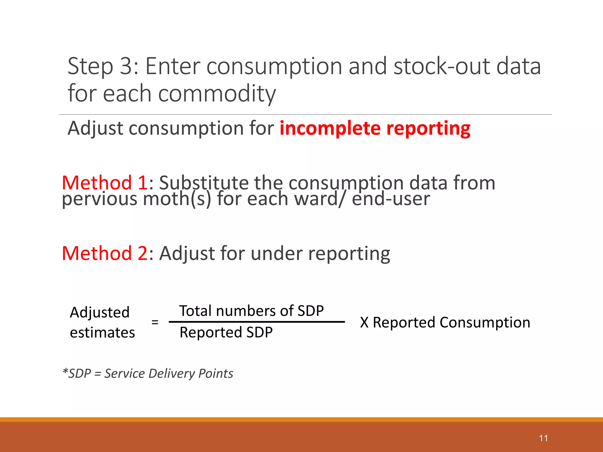 02. forecasting consumption method | PPTX