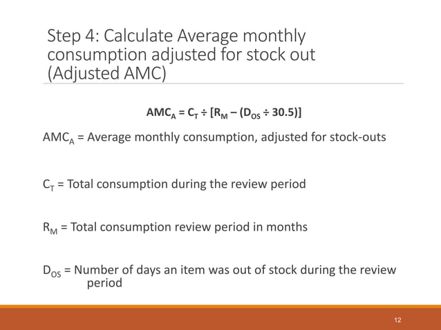 02. forecasting consumption method | PPT