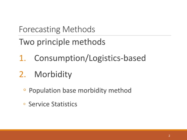02. forecasting consumption method | PPT