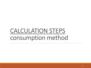 02. forecasting consumption method | PPTX