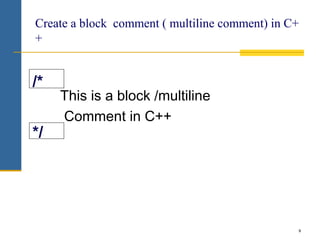 Beginner C++ easy slide and simple definition with questions | PPT ...
