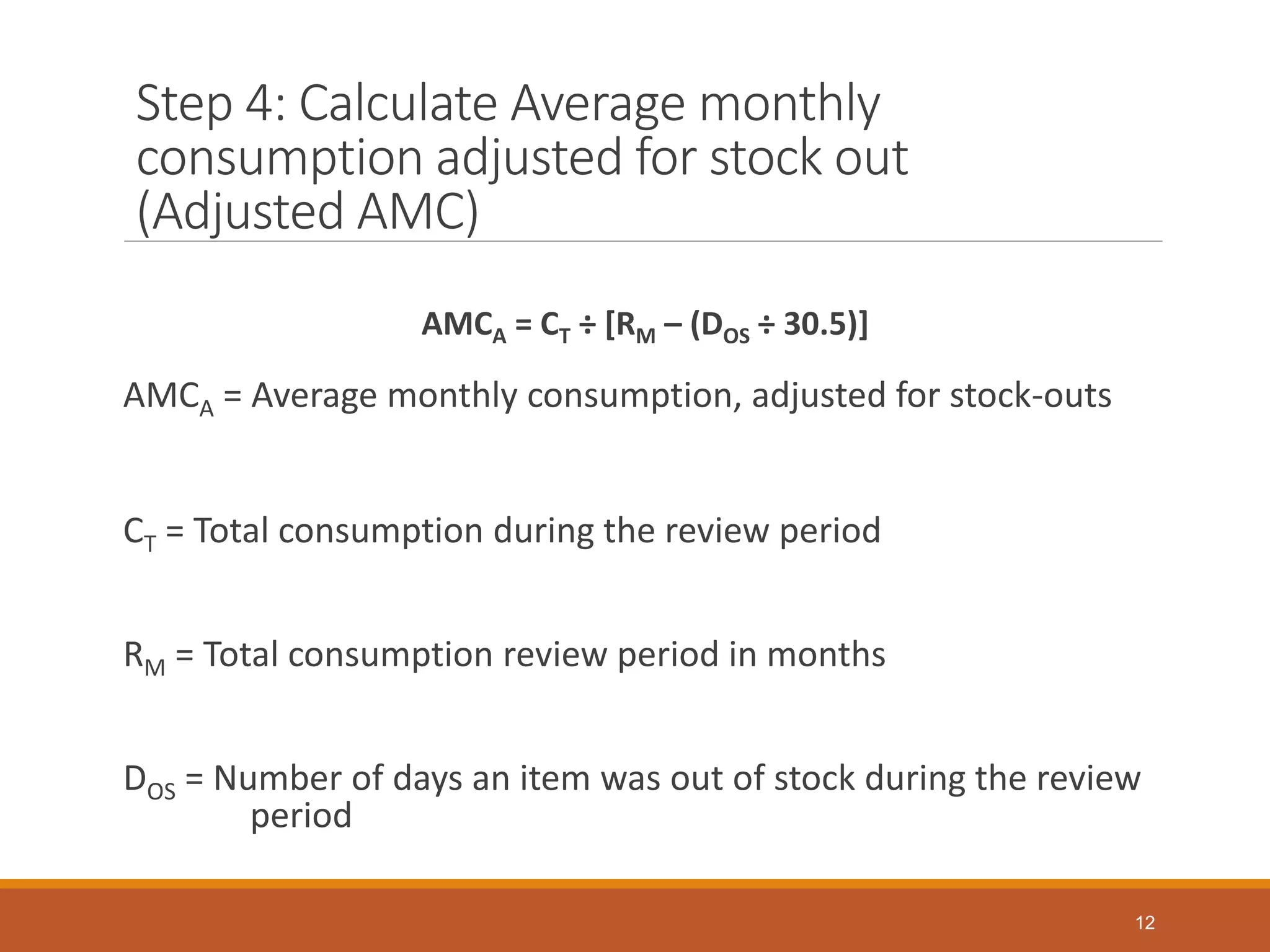 02. forecasting consumption method | PPTX