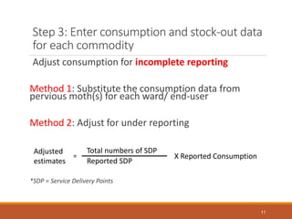 02. forecasting consumption method | PPTX