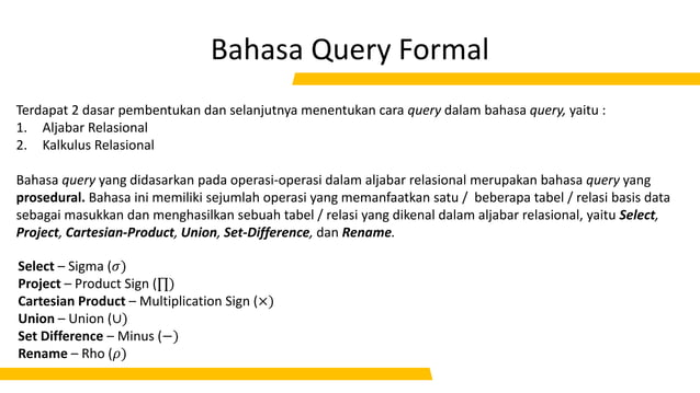02. relational model dan query languages | PDF