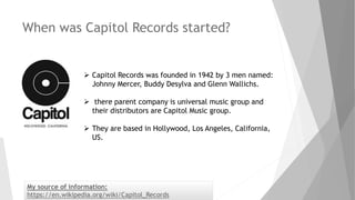 02. capitol records | PPTX