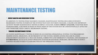 02. testing throughout the software life cycle | PPTX | Operating ...