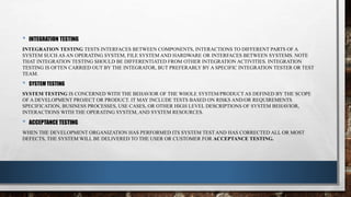 02. testing throughout the software life cycle | PPTX | Operating ...