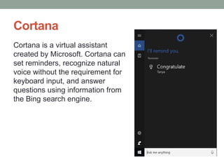 S02.W02 - Some New Features of Windows | PPTX