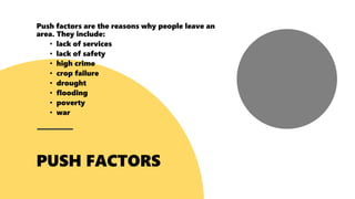 GEOGRAPHY IGCSE: MIGRATION | PPTX