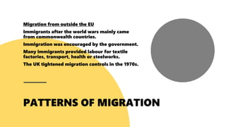 GEOGRAPHY IGCSE: MIGRATION | PPTX