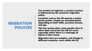 GEOGRAPHY IGCSE: MIGRATION | PPTX