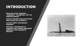 GEOGRAPHY IGCSE: MIGRATION | PPTX