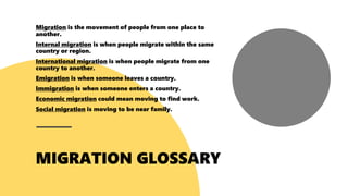 GEOGRAPHY IGCSE: MIGRATION | PPTX