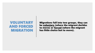 GEOGRAPHY IGCSE: MIGRATION | PPTX