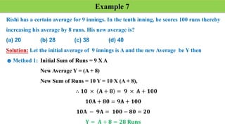 Quantitative Aptitude - Average | PPTX