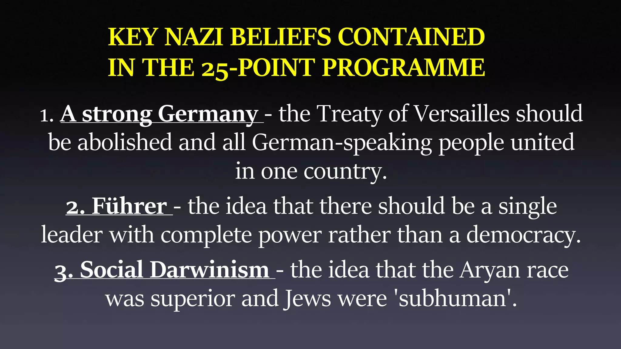 NAZI GERMANY: HITLER RISE TO POWER 1919-1933 | PPTX | Politics