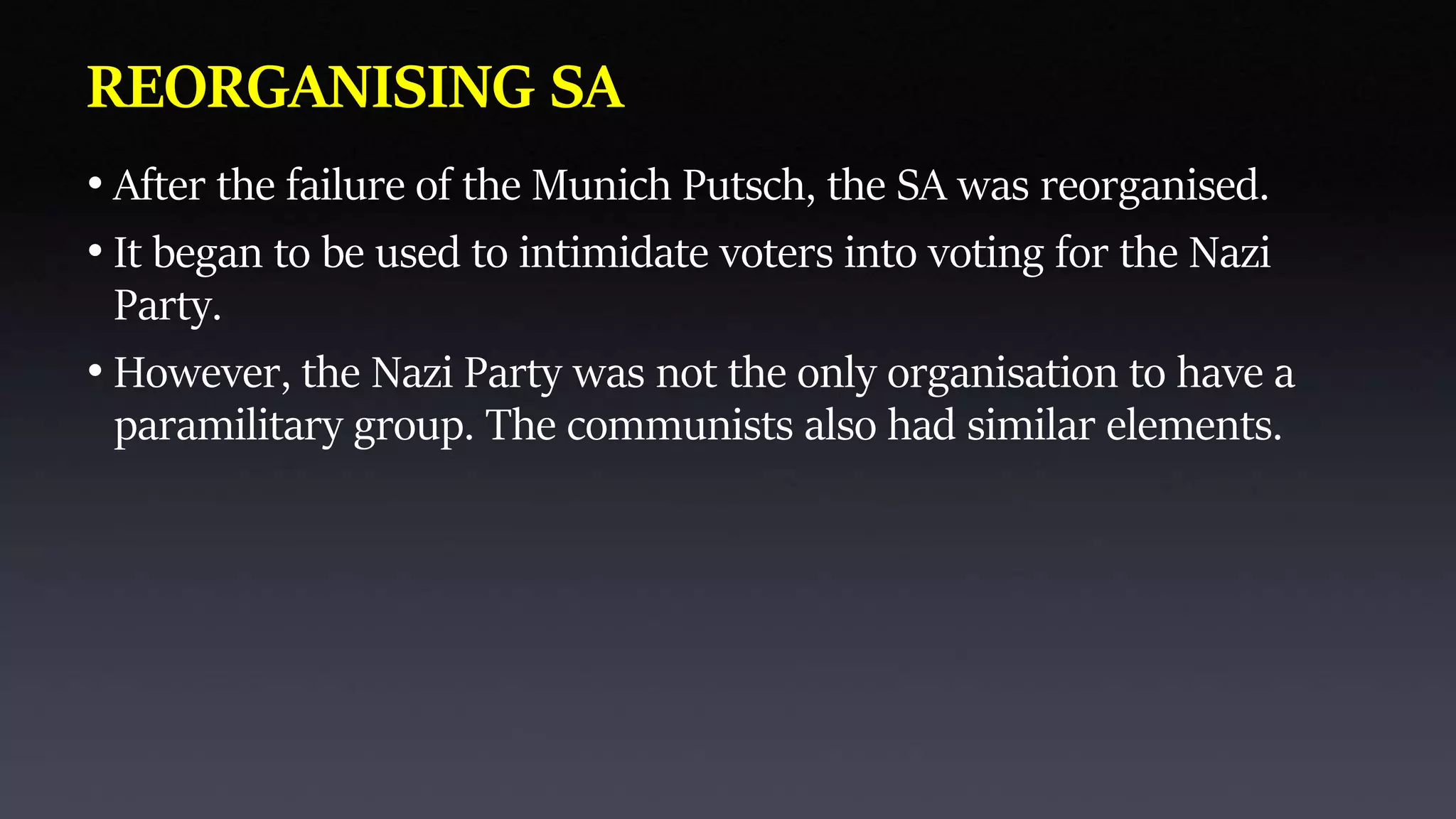 NAZI GERMANY: HITLER RISE TO POWER 1919-1933 | PPTX