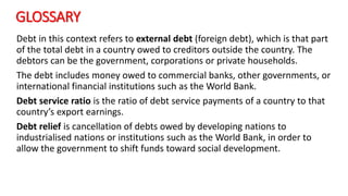 A2 CAMBRIDGE GEOGRAPHY: GLOBAL INTERDEPENDENCE - DEBT AND AID AND THEIR ...