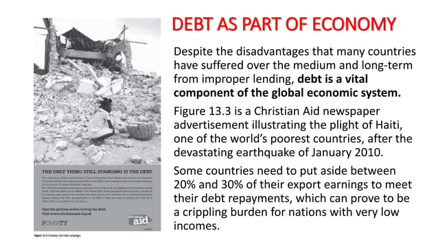 A2 CAMBRIDGE GEOGRAPHY: GLOBAL INTERDEPENDENCE - DEBT AND AID AND THEIR ...