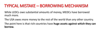 A2 CAMBRIDGE GEOGRAPHY: GLOBAL INTERDEPENDENCE - DEBT AND AID AND THEIR ...